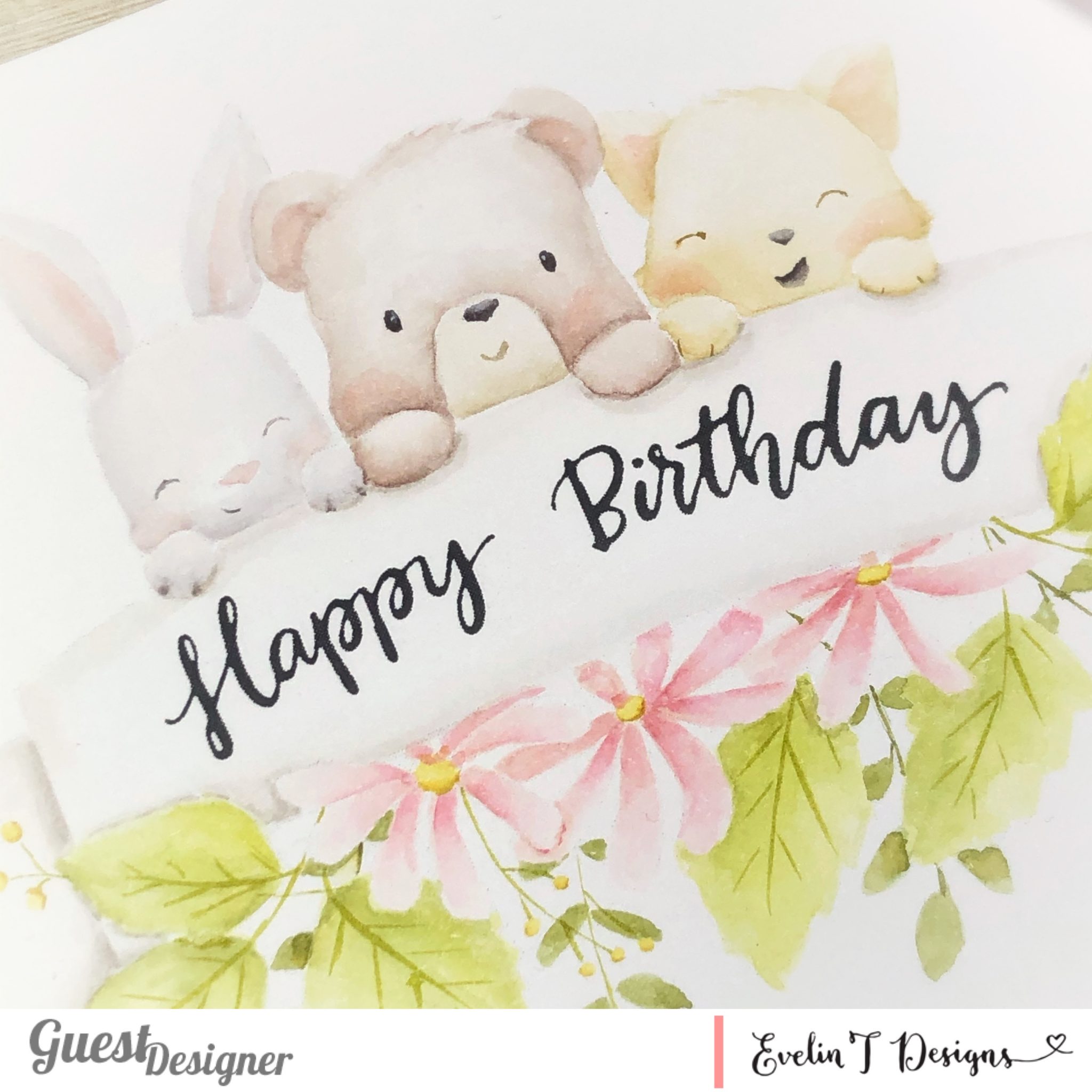 Happy Birthday Critters - Evelin T Designs