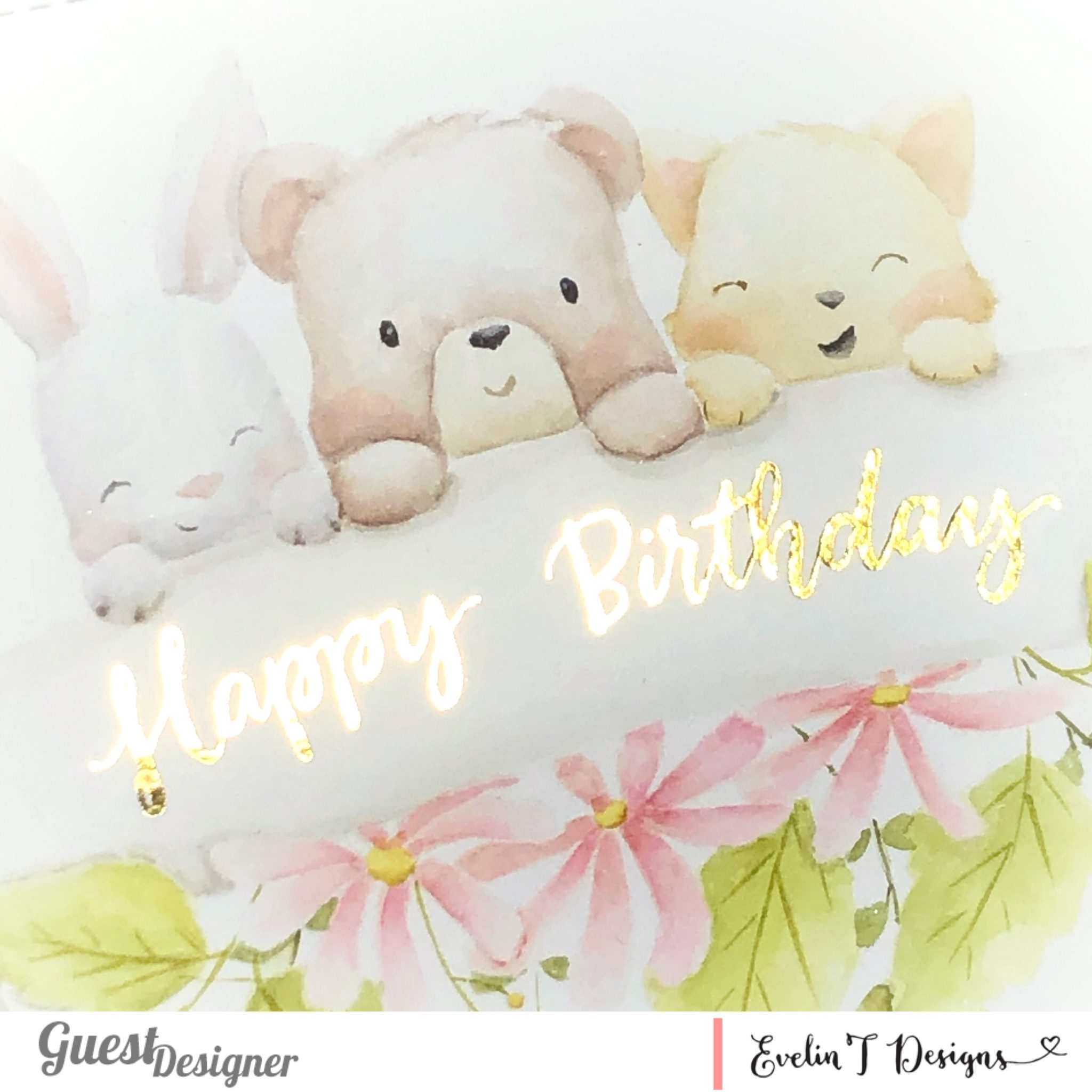 Happy Birthday Critters - Evelin T Designs